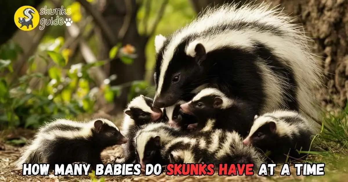 How Many Babies Do Skunks Have at a Time? Find Out!